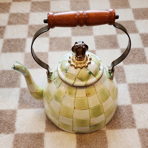 MacKenzie-Childs | Kitchen | Brand New Mackenzie Childs Parchment Check ...